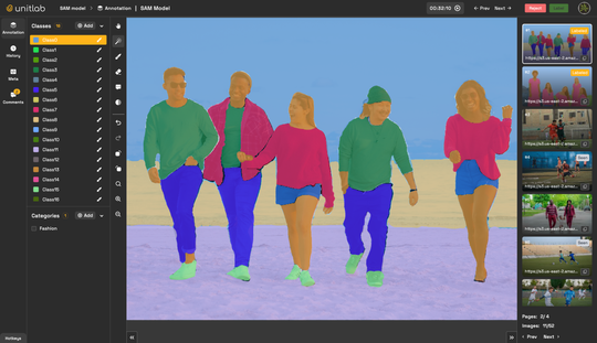 Unitlab Annotate - Streamlined data annotation platform for computer vision